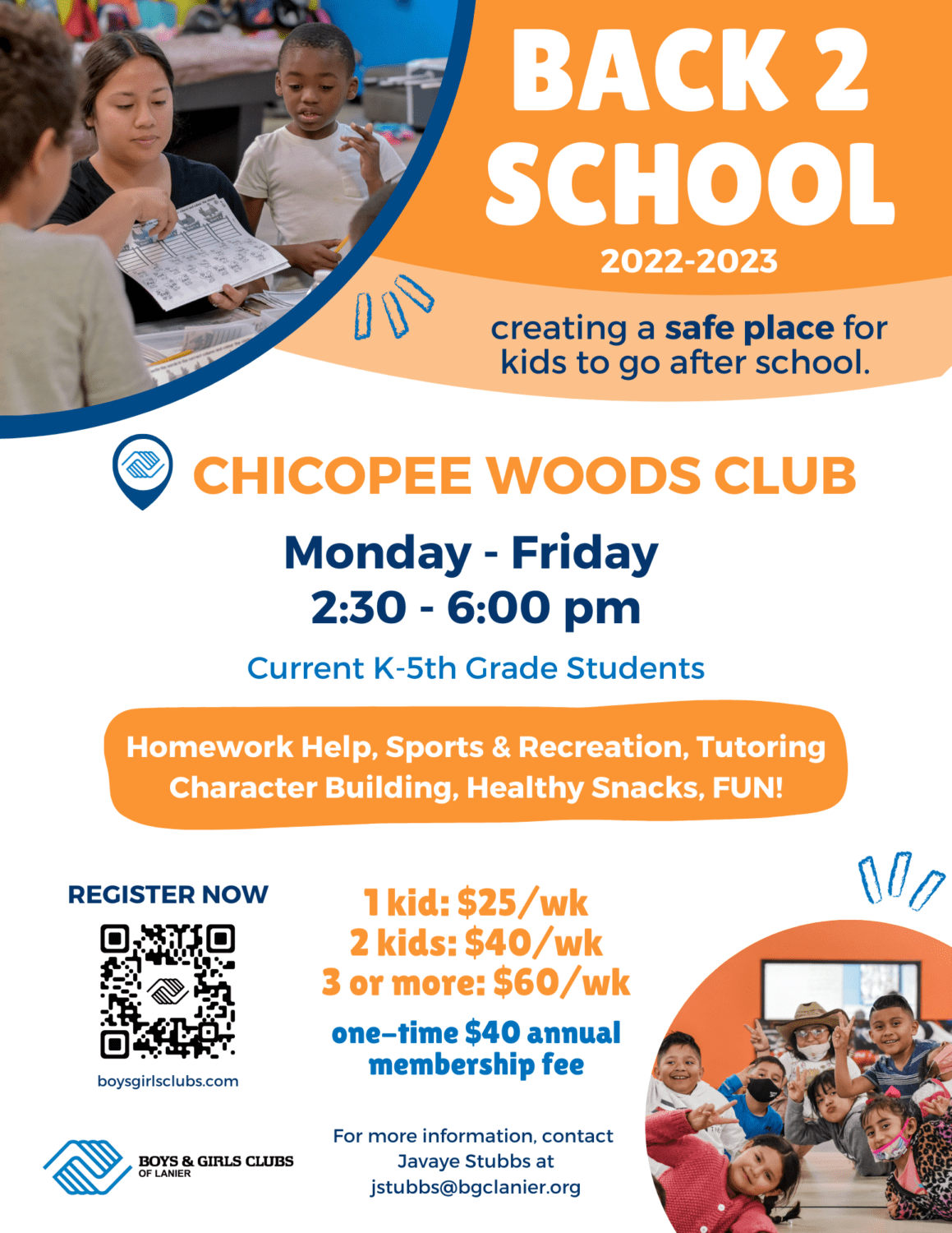 2022-2023 After School Program Info. – Chicopee Woods Elementary 2022-2023 After School Program Info. – Chicopee Woods Elementary
